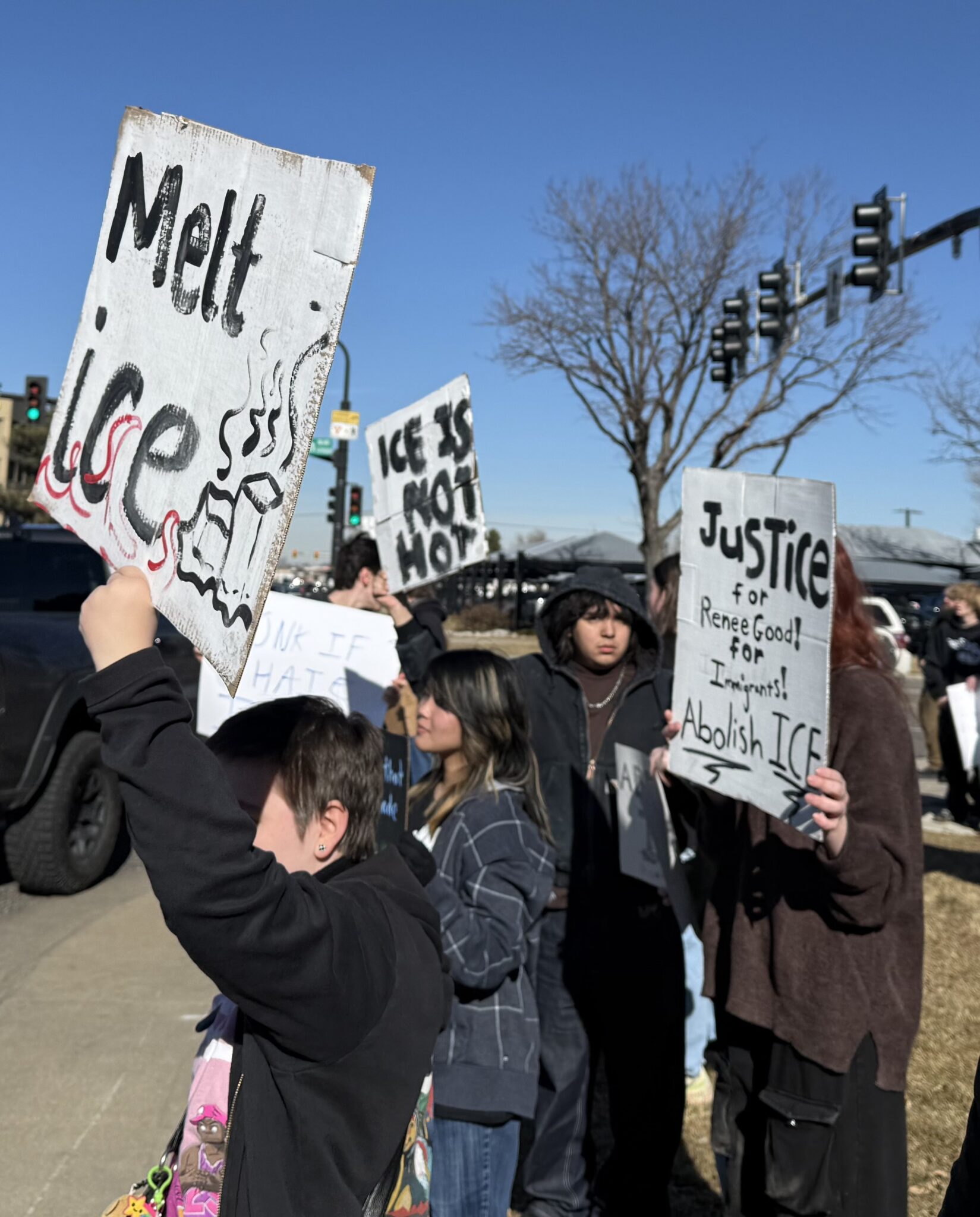 LHS Students Organize Walkout and ICE Protest – Lions Roar Now